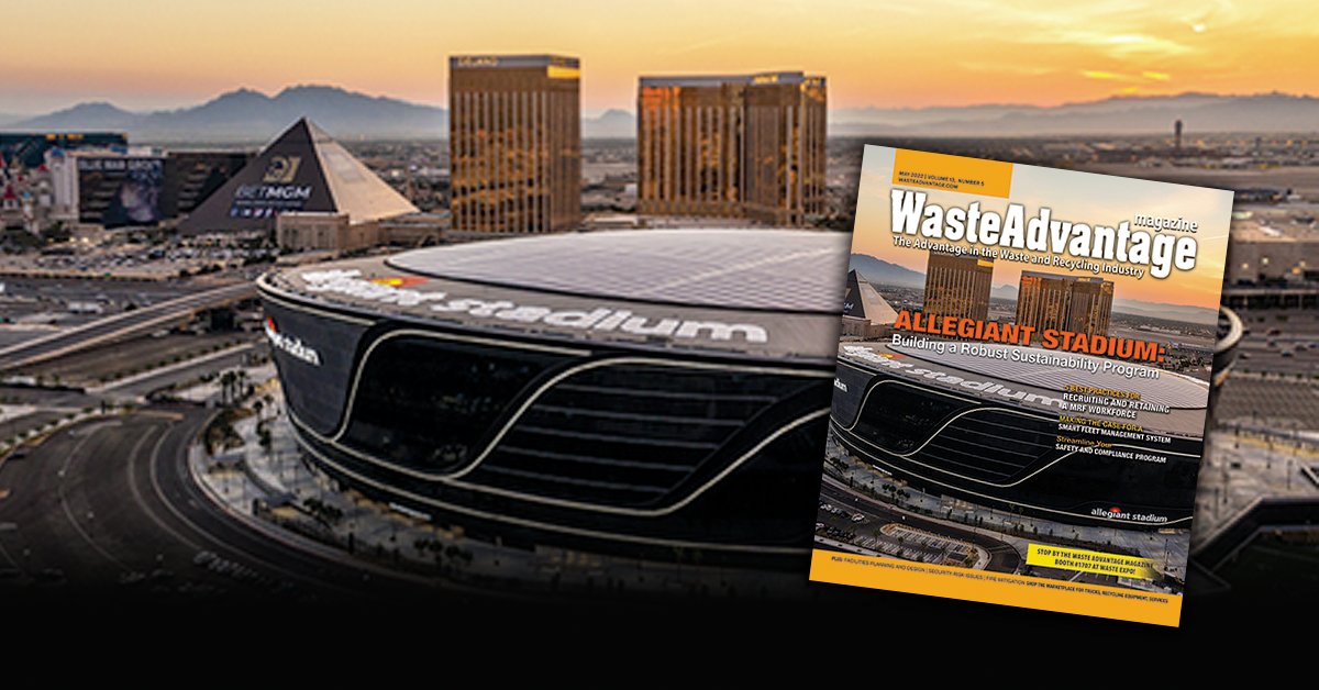Waste Advantage Magazine’s Spotlight on Las Vegas Raiders’ Allegiant ...