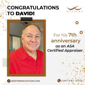 David Fisher, Founder and CEO of Western Aviation celebrates a ...