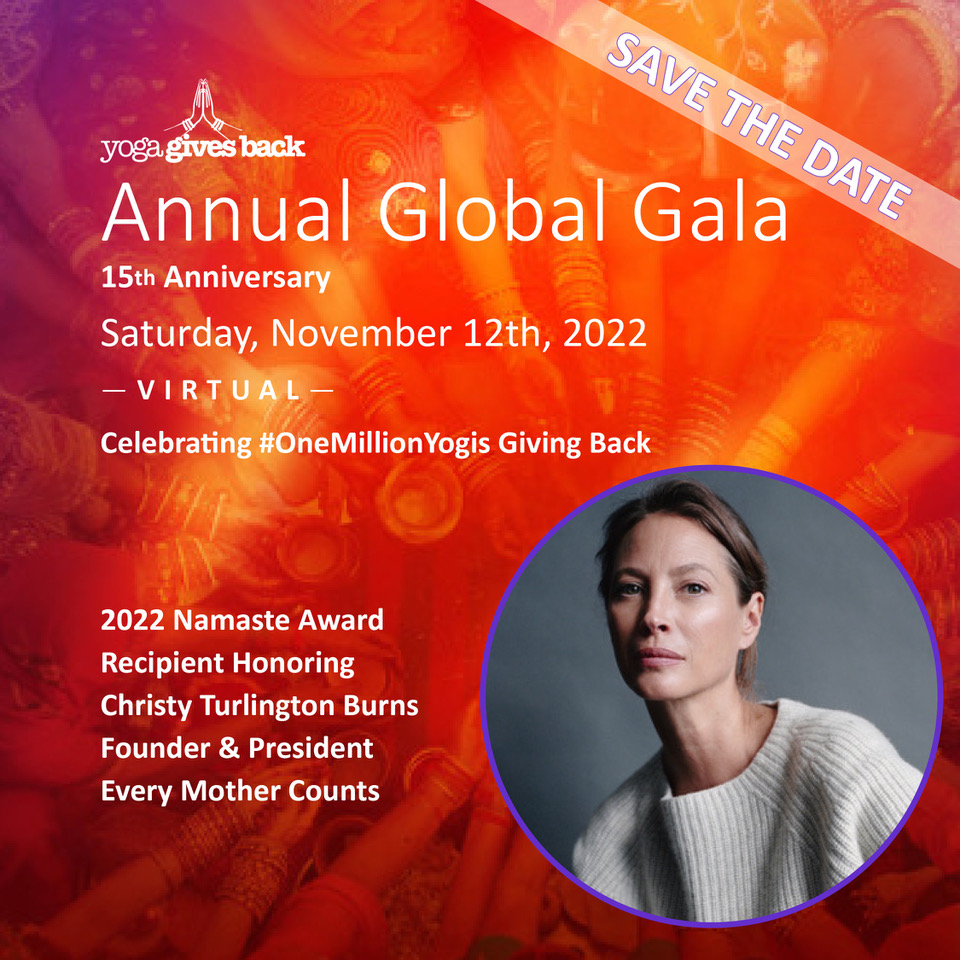 Yoga Gives Back Announces Global Gala with Namaste Award to Every ...