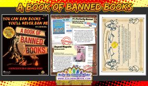 A Book of Banned Books released by St. Louis Publisher ColoringBook.com