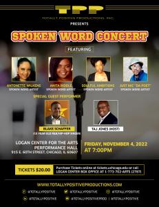 Totally Positive Productions (TPP) Spoken Word Concert for the Youth ...