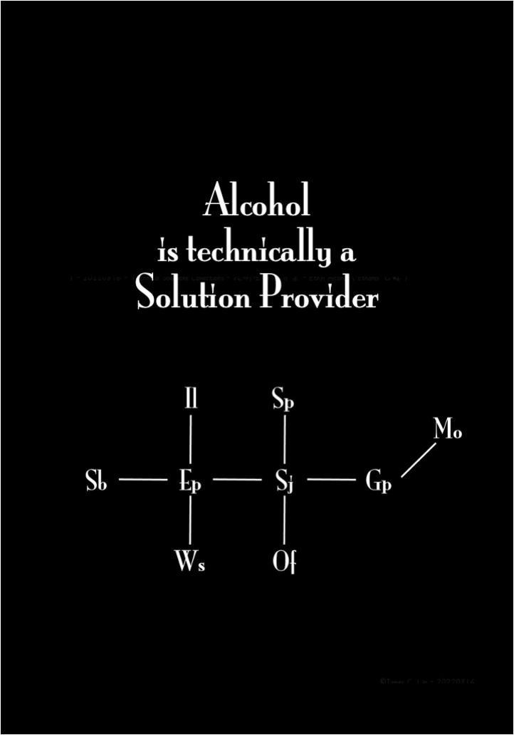 “Technically, Alcohol Is A Solution” center-stages in positivity ...
