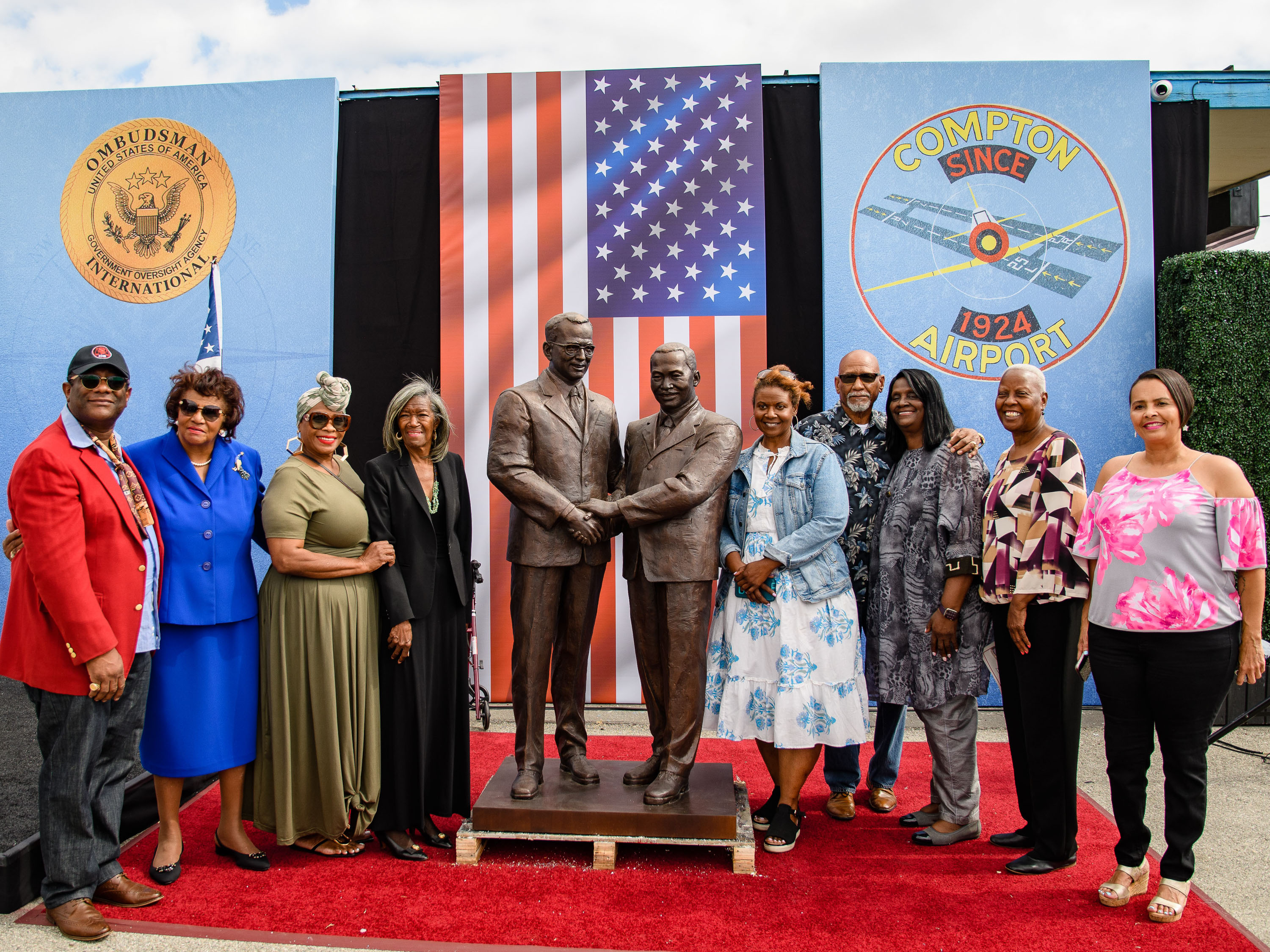 Compton Leaders Unite to Overcome Bigotry, Unveil Historic Bronze ...