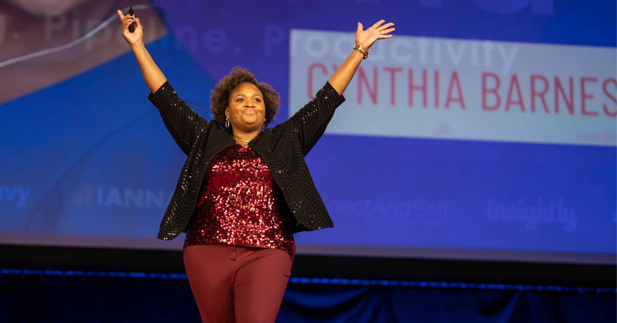 Cynthia Barnes Makes History as First-Ever Black Woman to Keynote Nation’s Largest Sales ...