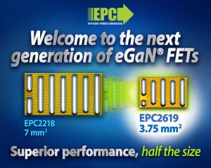EPC Launches a New Generation of eGaN® Technology that Doubles Performance