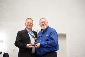 NVBDC awards Steve Charles, from Sonoco, “Corporate Veteran Champion of ...