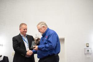 NVBDC awards Steve Charles, from Sonoco, “Corporate Veteran Champion of ...