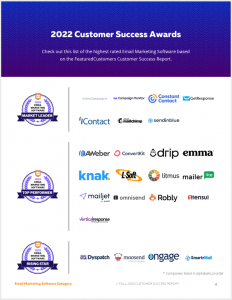The Top Email Marketing Software Vendors According to the ...