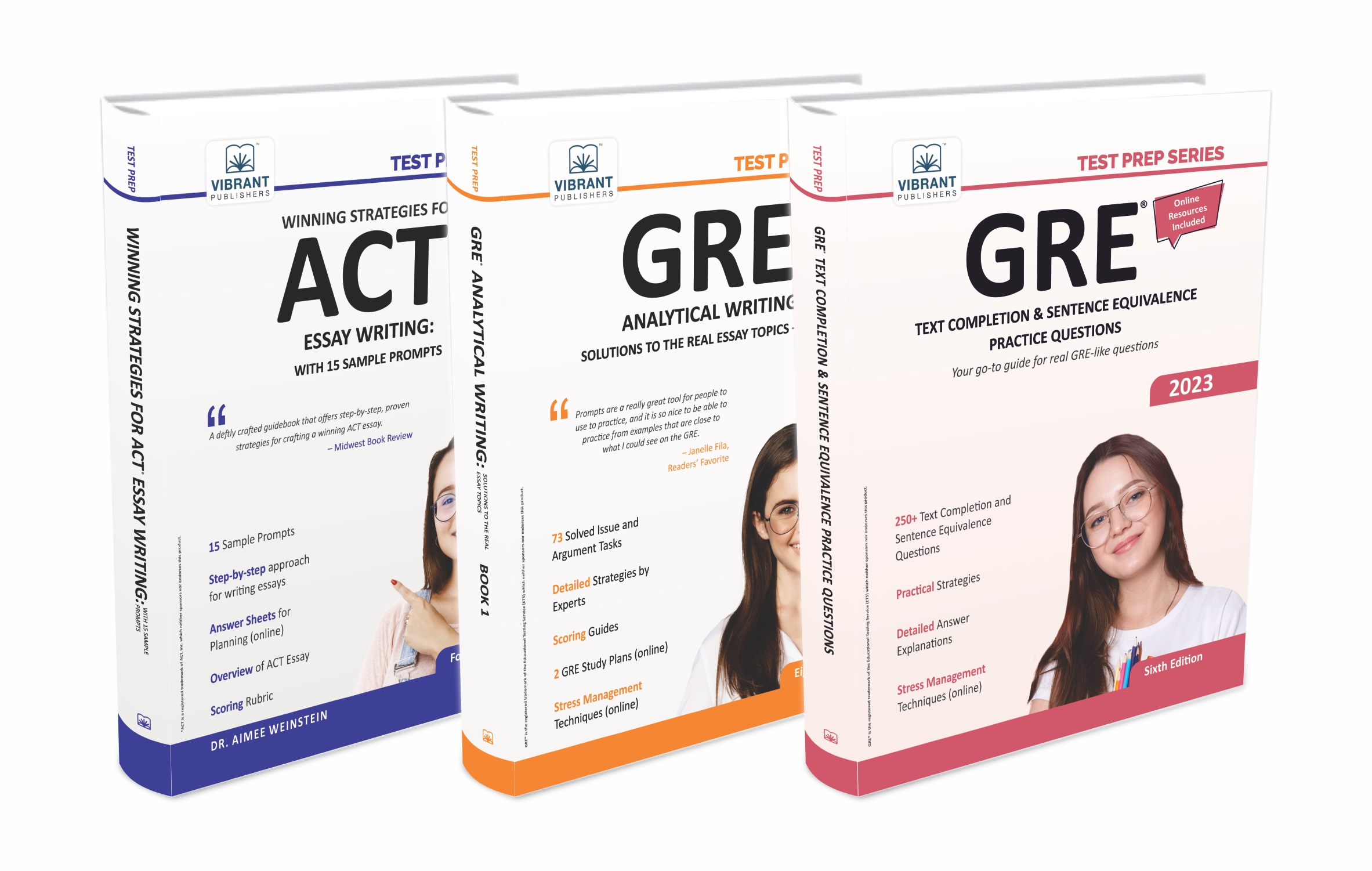 The 2023 editions of Vibrant’s ACT and GRE prep books are out now | Education Journal of Asia