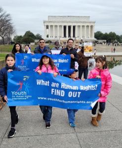 Human Rights Month: Youth activists gather at the Lincoln Memorial to ...