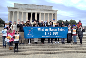 Human Rights Month: Youth activists gather at the Lincoln Memorial to ...