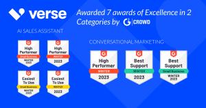 Verse's AI-powered platform recognized by G2 Crowd with seven badges ...