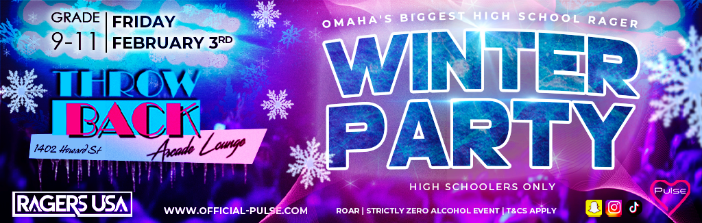 Pulse announces High School Rager Party for Teens in Omaha | Lincoln ...