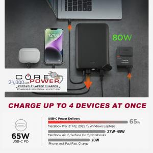 New Core Power 24,000 mAh Laptop Charger by Mobile Edge Is An All-In ...