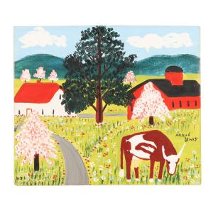 Seven original paintings by Canadian folk artist Maud Lewis (1903-1970 ...