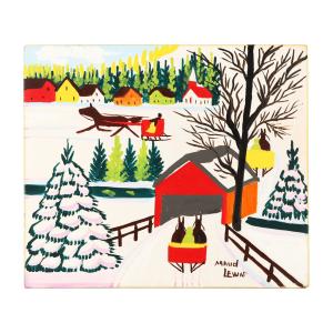 Seven original paintings by Canadian folk artist Maud Lewis (1903-1970 ...