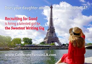 R4G Launch Search for Talented 5th Grade Girl to Land Sweet French ...