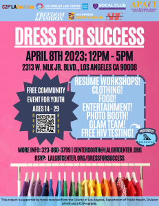 “DRESS FOR SUCCESS” RETURNS TO EMPOWER AND SERVE YOUTH IN SOUTH CENTRAL ...