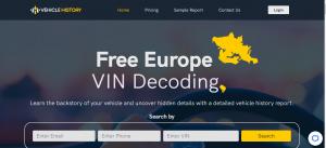 Vehicle History EU: Launches with European VIN Check & Vehicle History ...