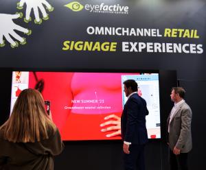 eyefactive presents Smart Signage Applications at EuroShop 2023