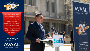 $1,000,000 Donation to SickKids Foundation as AVAAL Celebrates its 20th ...