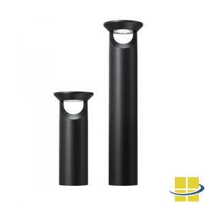 ARCA 5w LED Solar-Powered Bollard Light with Height Options and 590nm ...