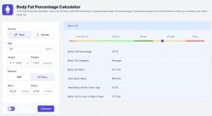 Introducing the Comprehensive Body Fat Percentage Calculator by ...