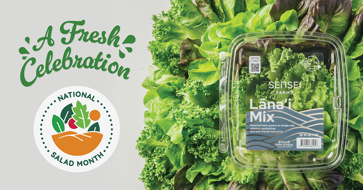 Sensei Farms Celebrates National Salad Month in Hawaii | World Food ...