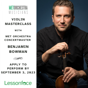 Lessonface Announces 2023-24 Masterclasses with MET Orchestra Musicians ...