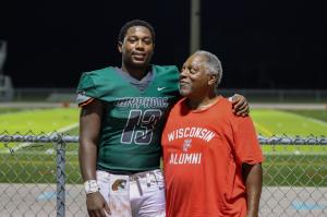 UW Badger Football Legend Rufus Ferguson Radiates Pride as Grandson ...