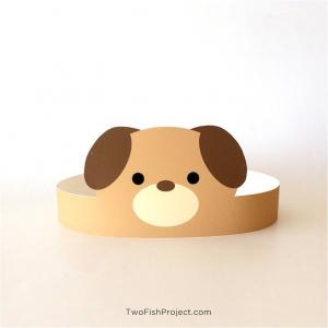 Cute Puppy Dog Birthday Hat Printable for Kids Now Available, Paper ...