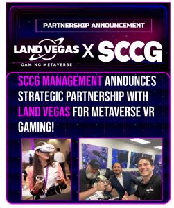 SCCG Management Announces Strategic Partnership with Land Vegas for ...