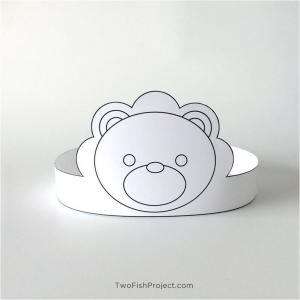 Cute Lion Paper Crown Printable: A Fun and Creative Activity for Kids