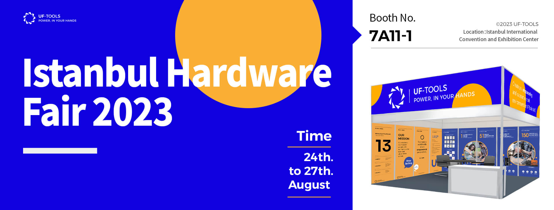 UFTOOLS Unveils Exciting Showcase at Istanbul Hardware Fair 2023 | The ...