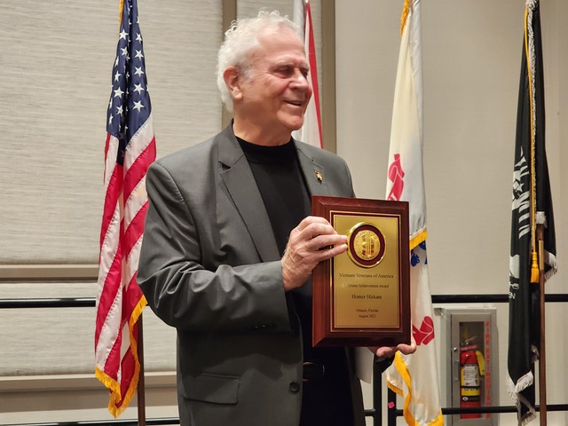 VIETNAM VETERANS OF AMERICA HONOR HOMER HICKAM WITH LIFETIME ...
