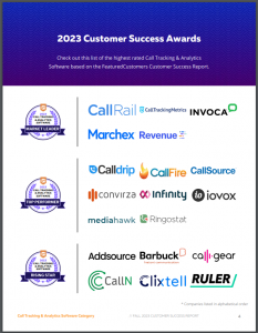 The Top Call Tracking & Analytics Software Vendors According to the ...