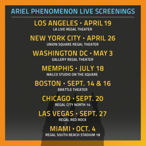 Special Screenings Of Acclaimed Documentary Ariel Phenomenon Coming To ...