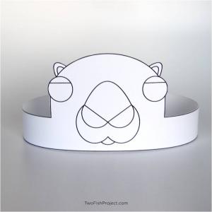 Cute Printable Camel Paper Crown Headband As Kids Costumes for ...