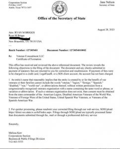 Texas Veteran Ryan Briggs blocked by Secretary of State's office from ...