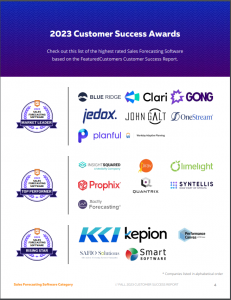 The Top Sales Forecasting Software Vendors According to the ...
