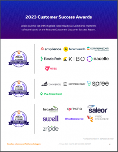 The Top Headless eCommerce Platforms Vendors According to the FeaturedCustomers Fall 2023 ...