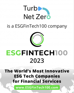 Turbo Net Zero Recognized as ESGFinTech100 Leader