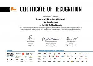 Americaâ€™s Boating Channel Wins 2023 Go Global Award for Maritime ...