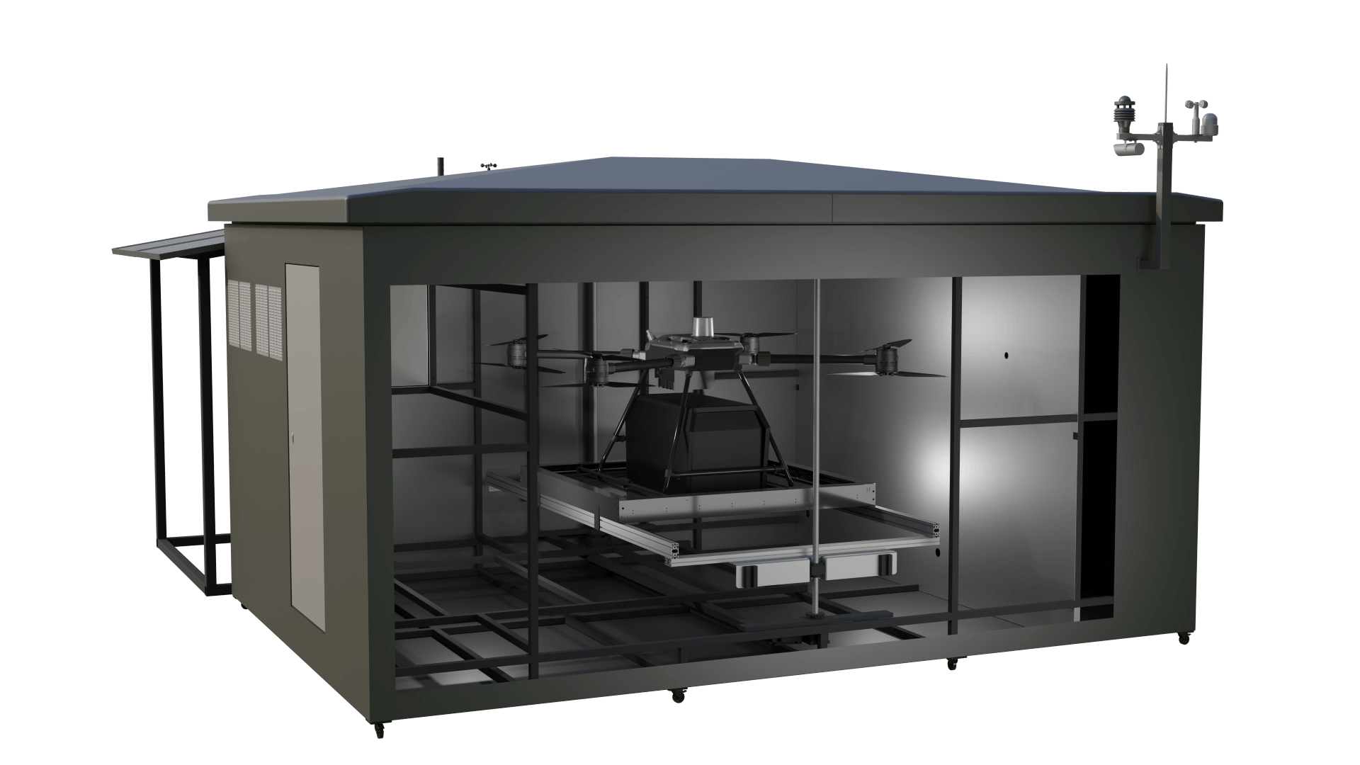 HEISHA released the DPort low altitude autonomous multi-drone docking ...