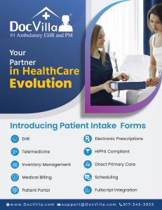 DocVilla Introduces Electronic Patient Intake Forms Feature, Enhancing Its Comprehensive EMR ...