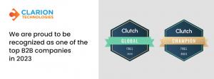 Clarion Technologies Honored as a Clutch Champion for 2023 - AFV NEWS
