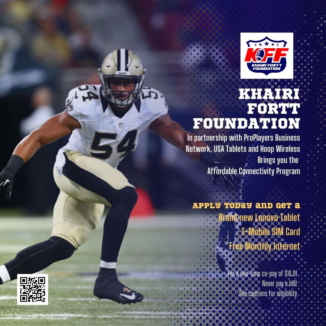 Fueling Hope: Former NFL Athlete Khairi Fortt Foundation announcing his ...