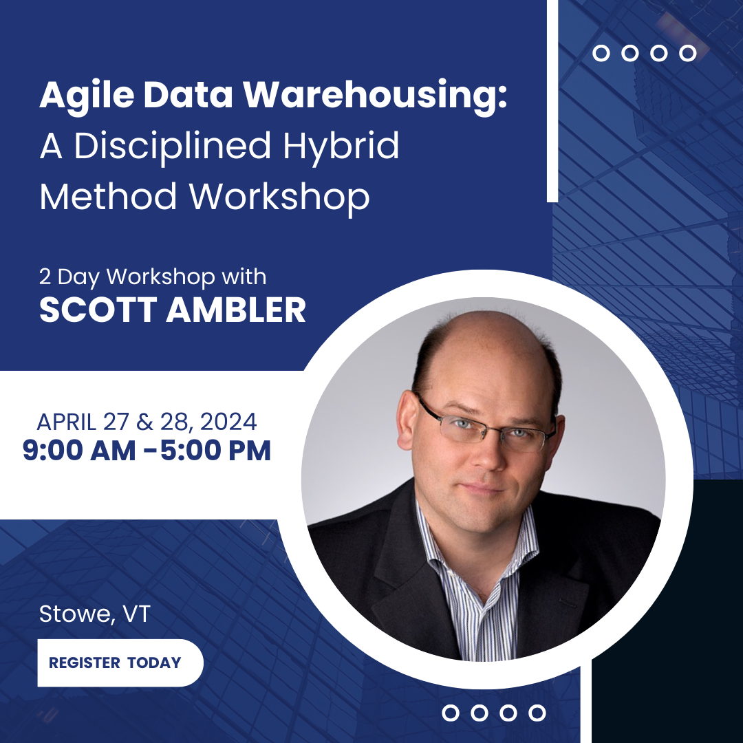 Architecting a Data-Driven Future: Scott Ambler Leads Agile Data ...