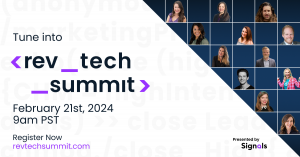 Signals Announces the RevTech Summit, a Virtual B2B Leadership Event - AFV NEWS