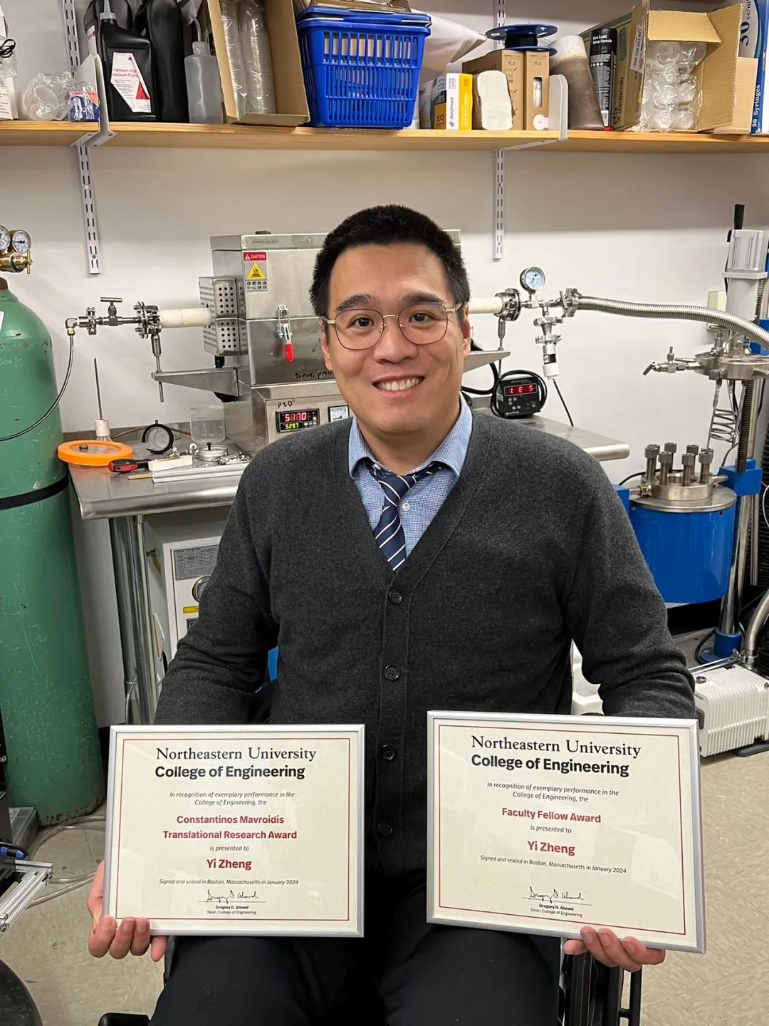 Northeastern University Tenured Professor Zheng Yi Distinguished ...